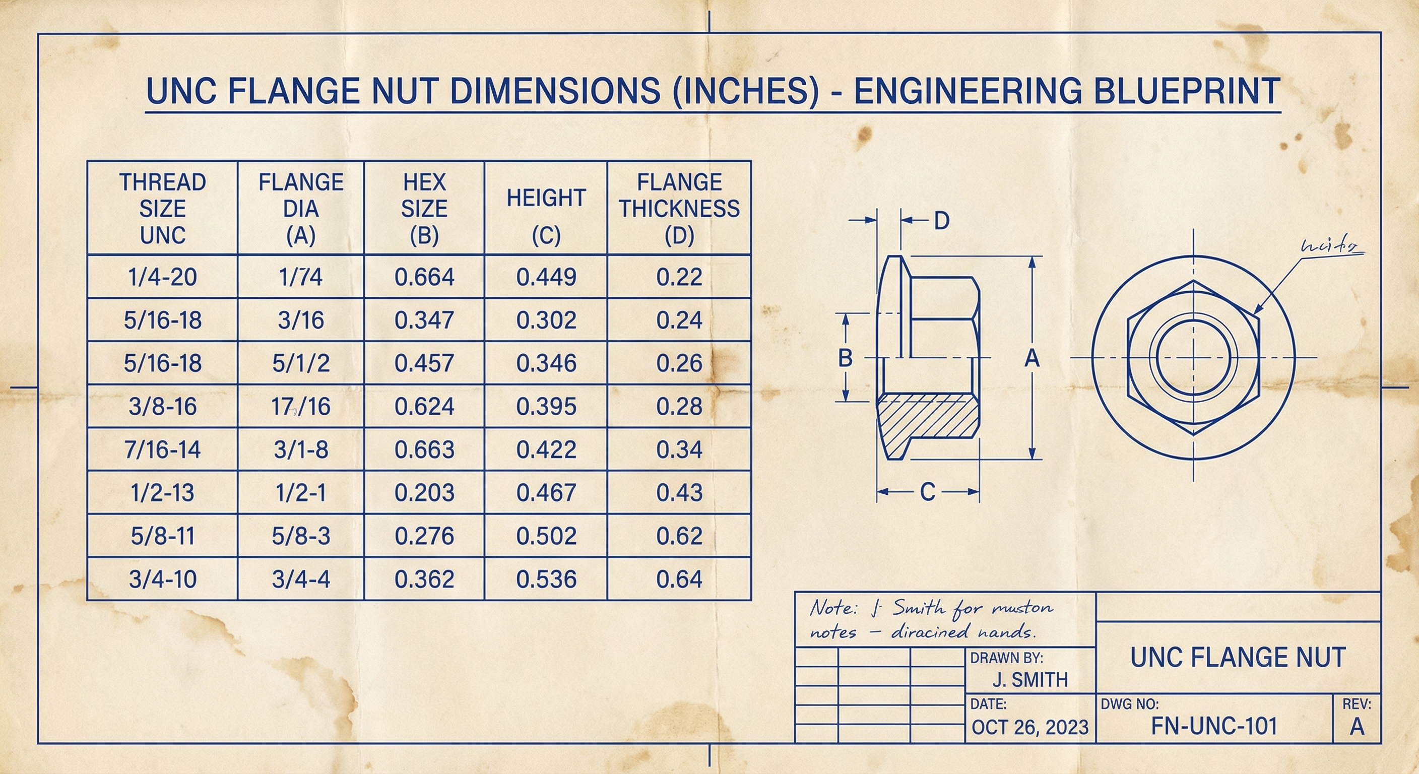 UNC Flange Nut: Complete Technical Guide - YHenghardware