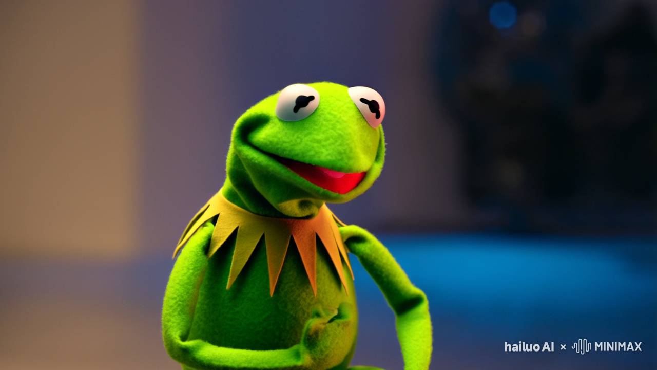 Minimalistic Kermit The Frog